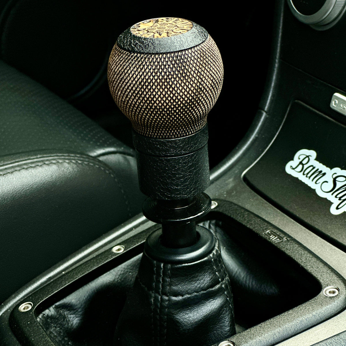 Check Grip | Bamboo Ball-Shaped Shift Knob | BAM SHIFTS